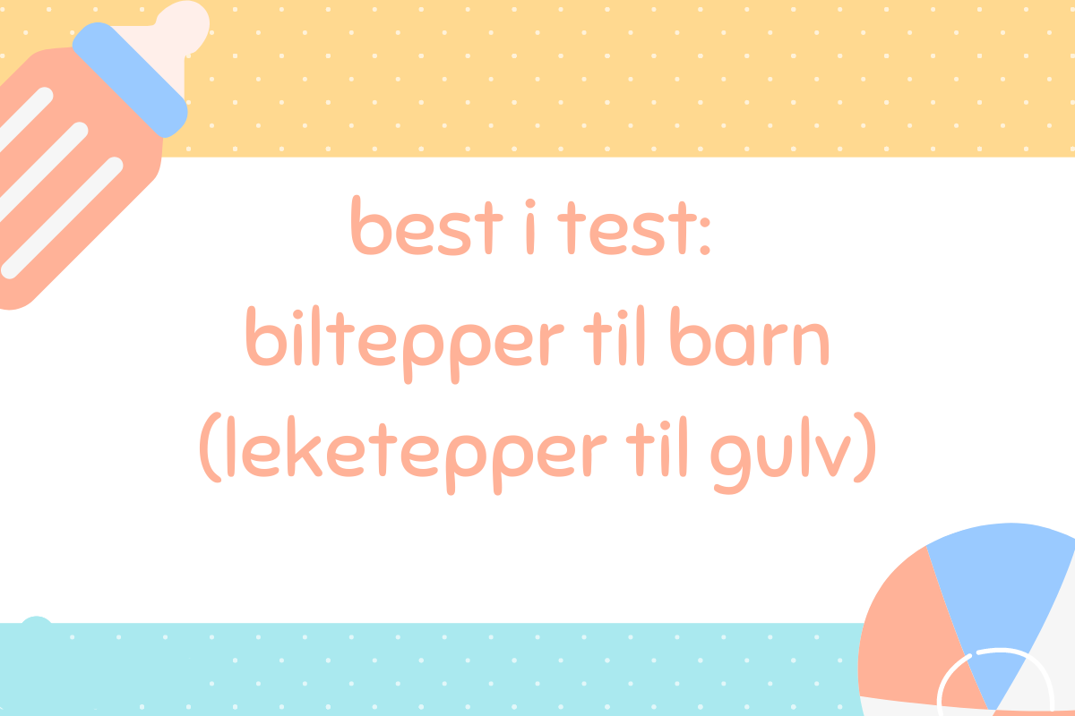 Bilteppe for barn: De beste teppene - Shoppemamma